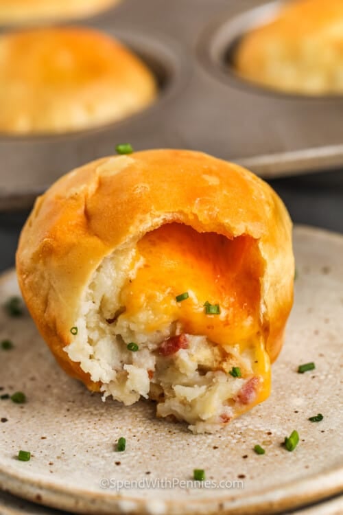 Loaded Mashed Potato Cakes
