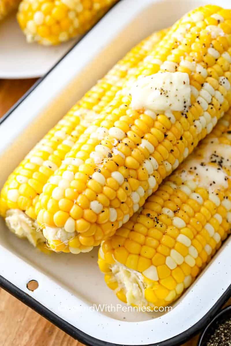Baked Corn on the Cob (SO EASY!) - Spend With Pennies