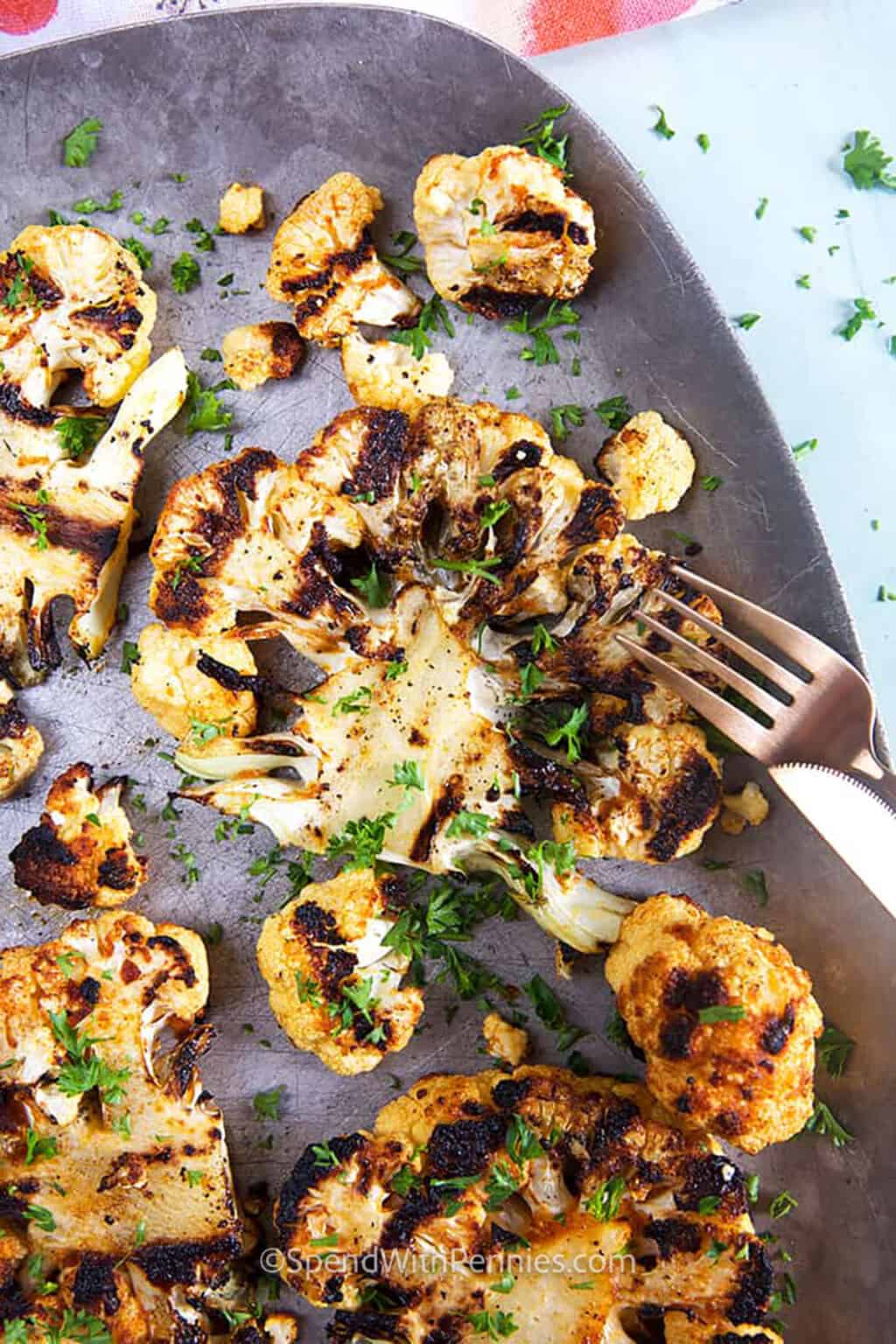 Easy Grilled Cauliflower Steak