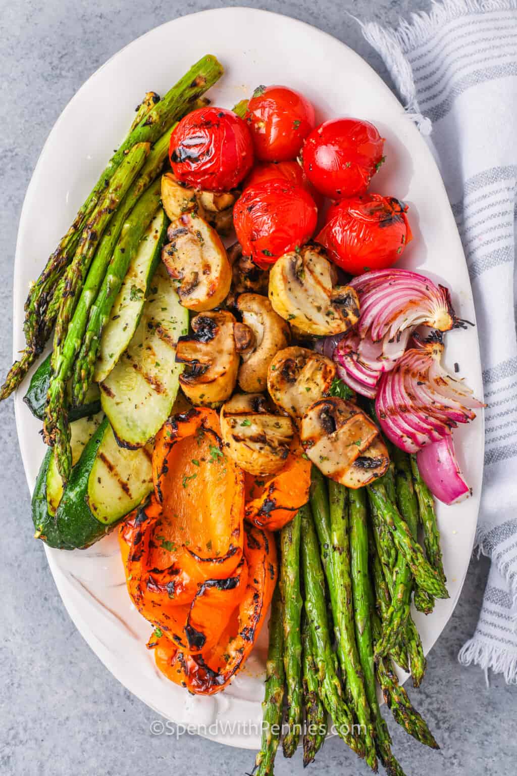 Grilled Vegetables - Spend With Pennies