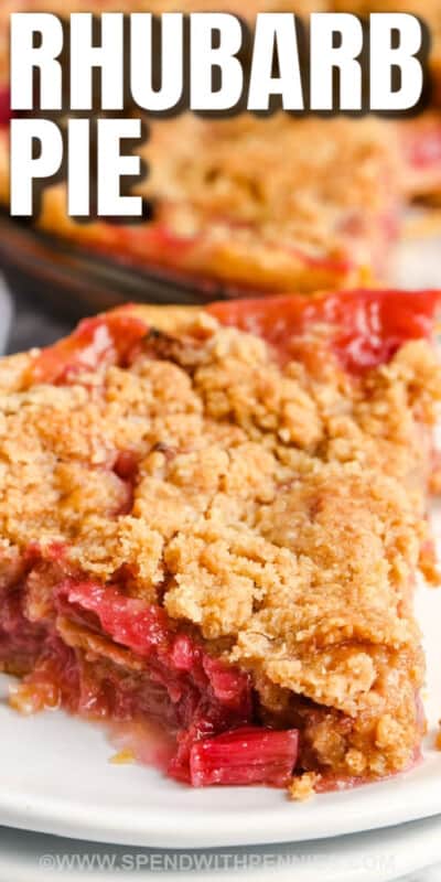 Rhubarb Crumble Pie