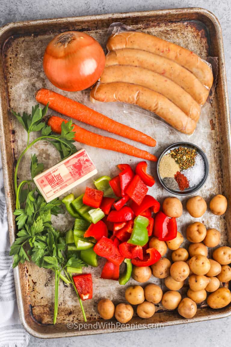 Sausage and Veggie Foil Packs