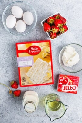 Strawberry Cream Cake