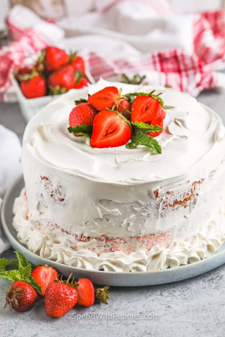 Strawberry Cream Cake