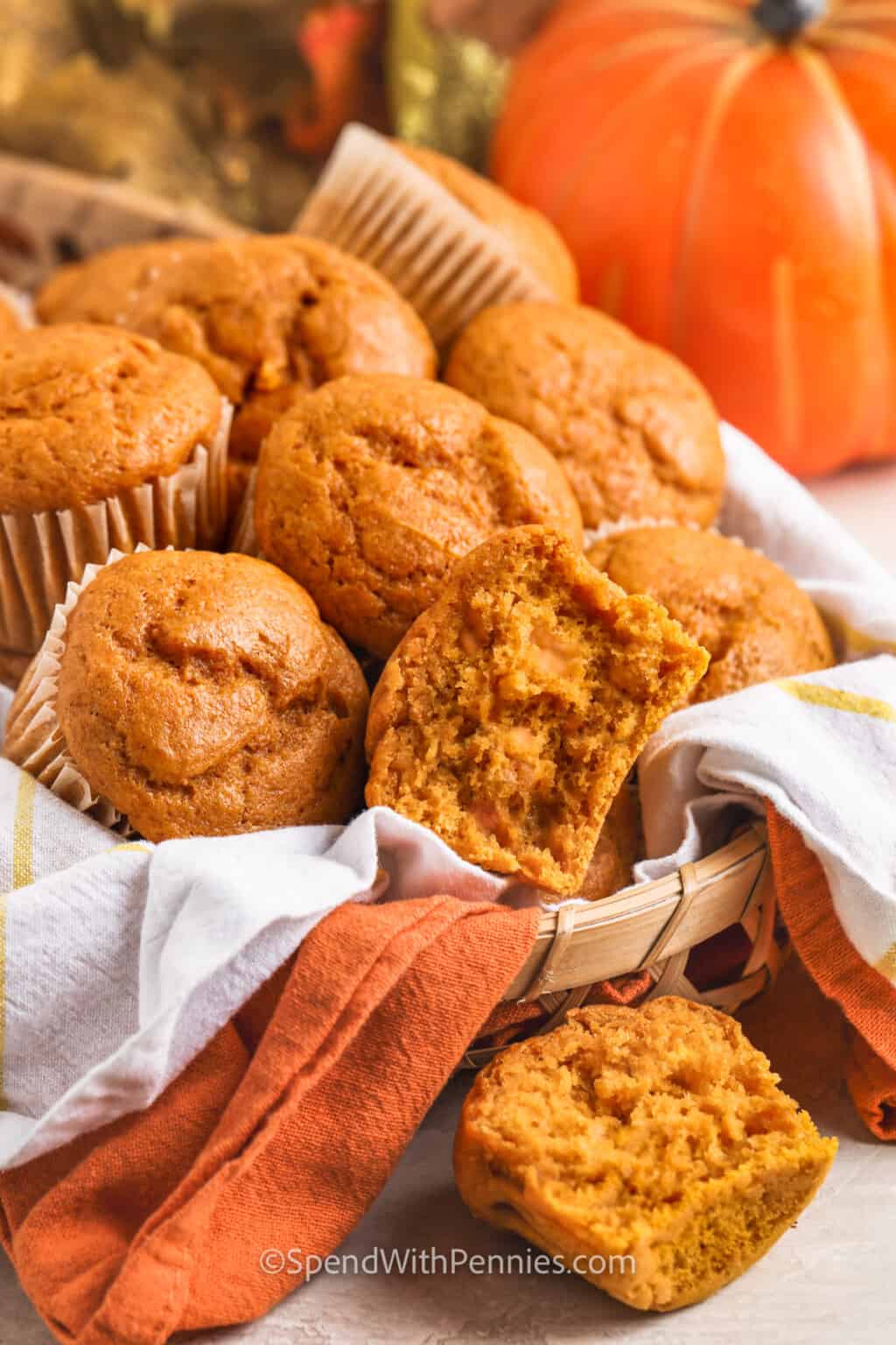 Easy Pumpkin Muffins - Spend With Pennies