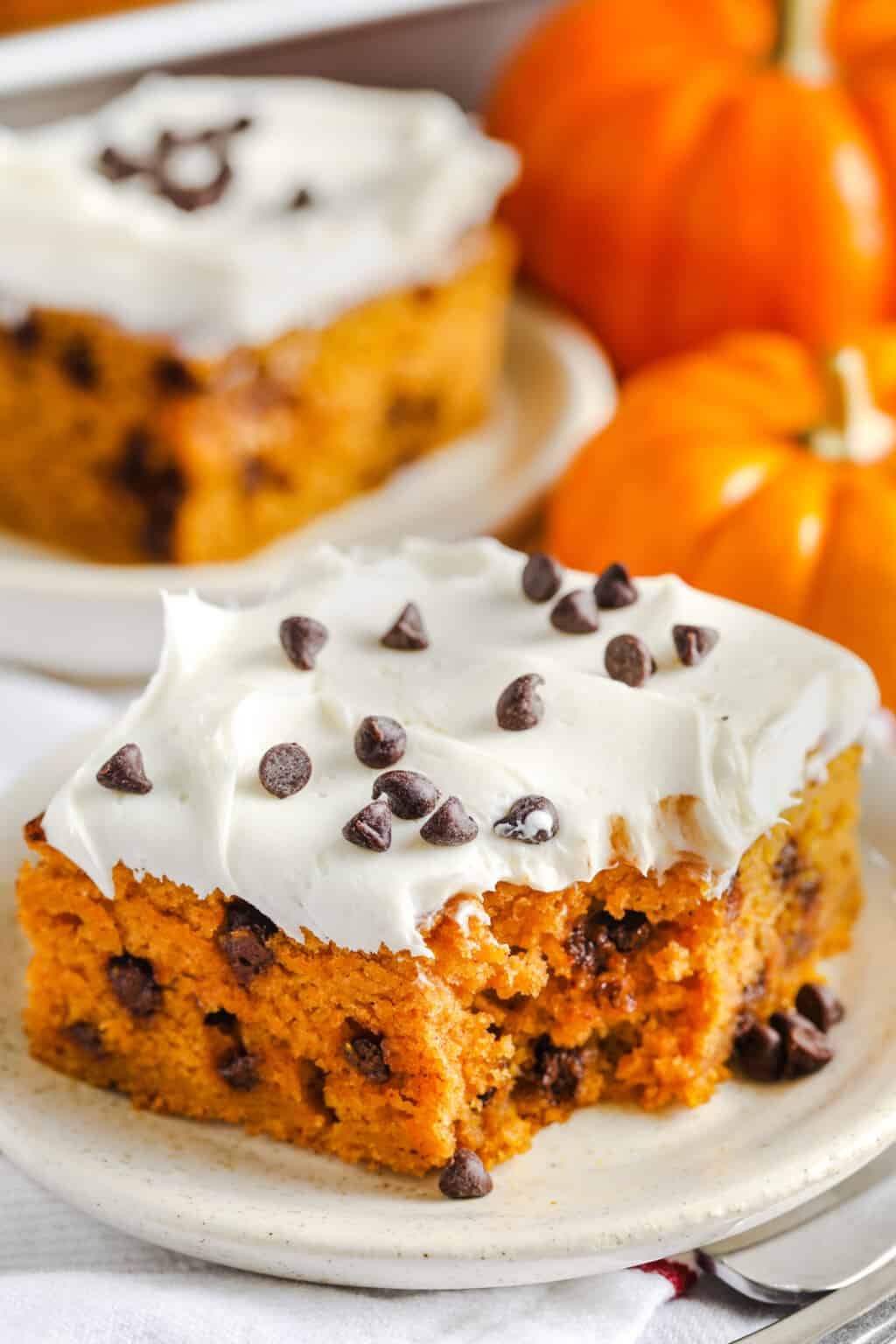 Pumpkin Cake with Cream Cheese Frosting - Spend with Pennies