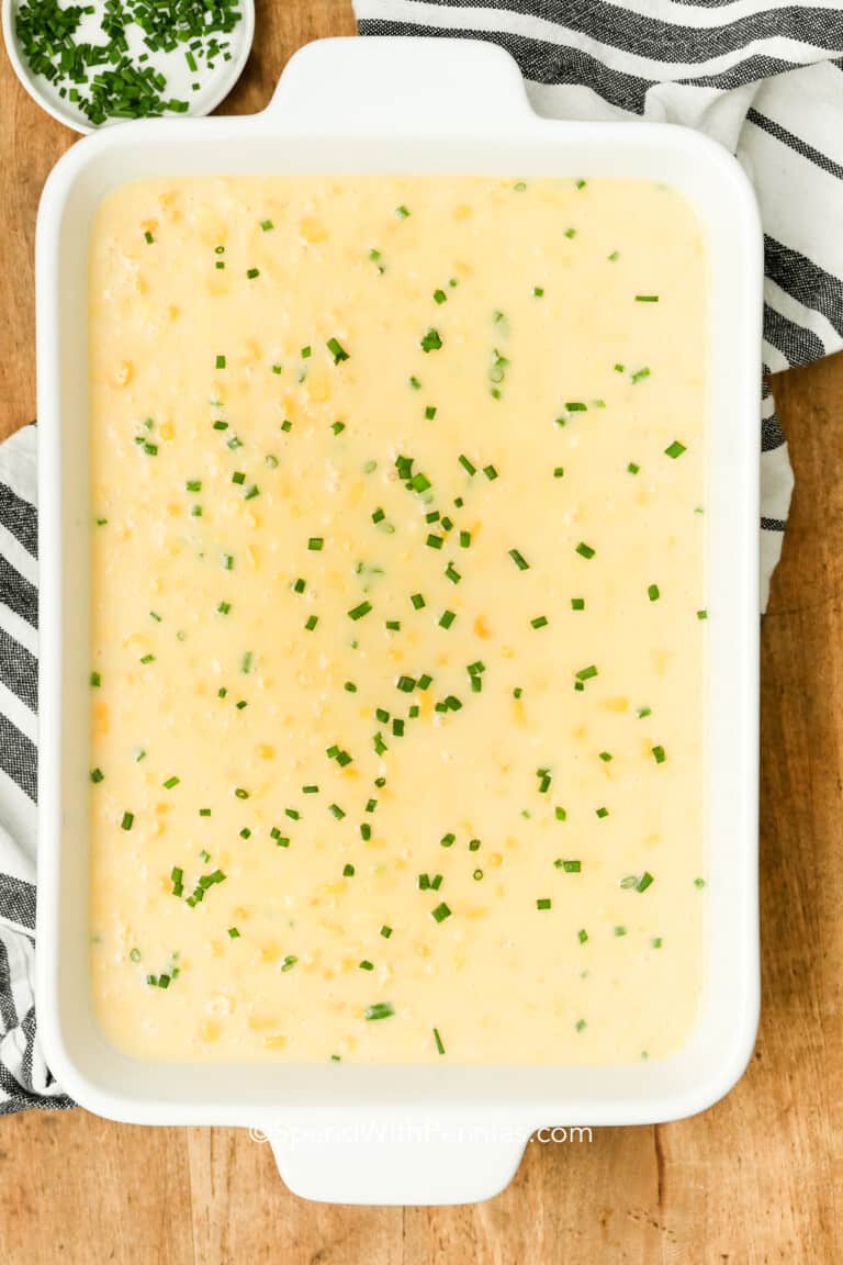 Easy Homemade Corn Pudding