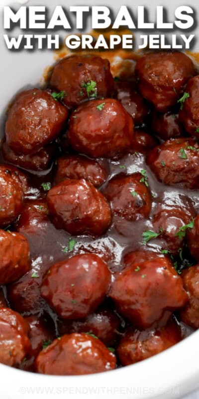 Grape Jelly Meatballs