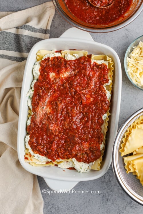 Easy Homemade Lasagna Recipe - Spend With Pennies