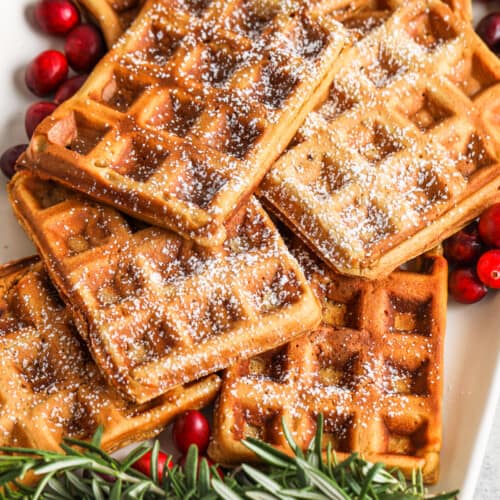 Gingerbread Waffles
