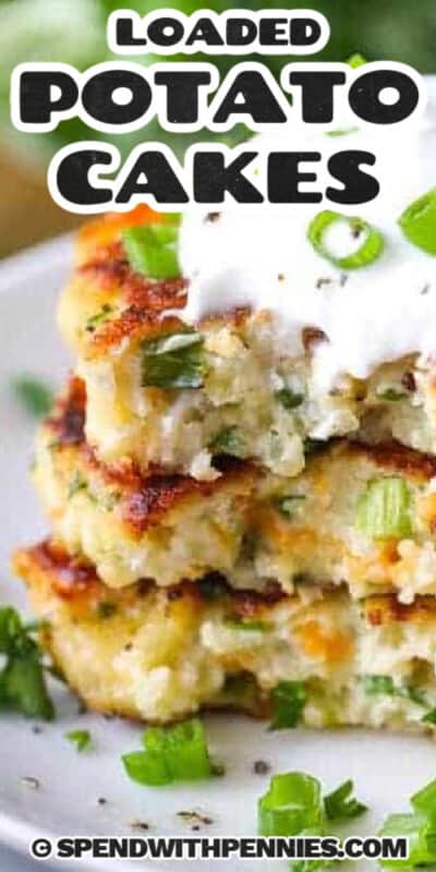 Loaded Mashed Potato Cakes