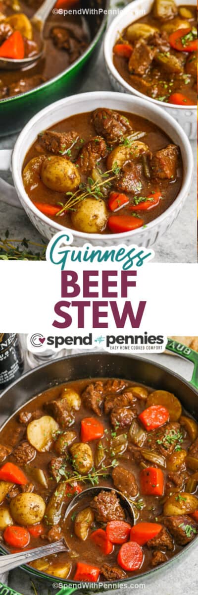 Beef & Guinness Stew Recipe - Spend With Pennies