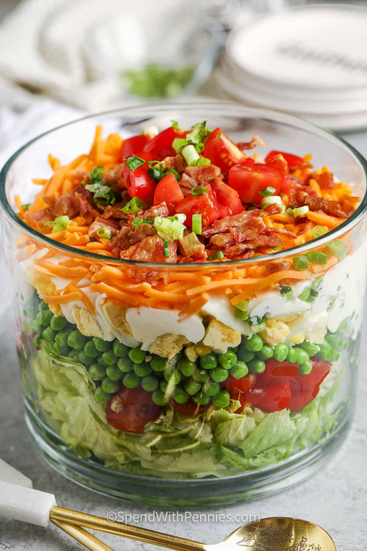 Overnight Salad Video Seven Layer Salad Spend With Pennies