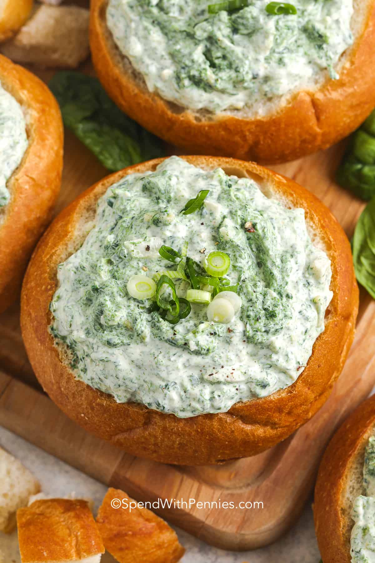 Easy Spinach Dip - Spend With Pennies