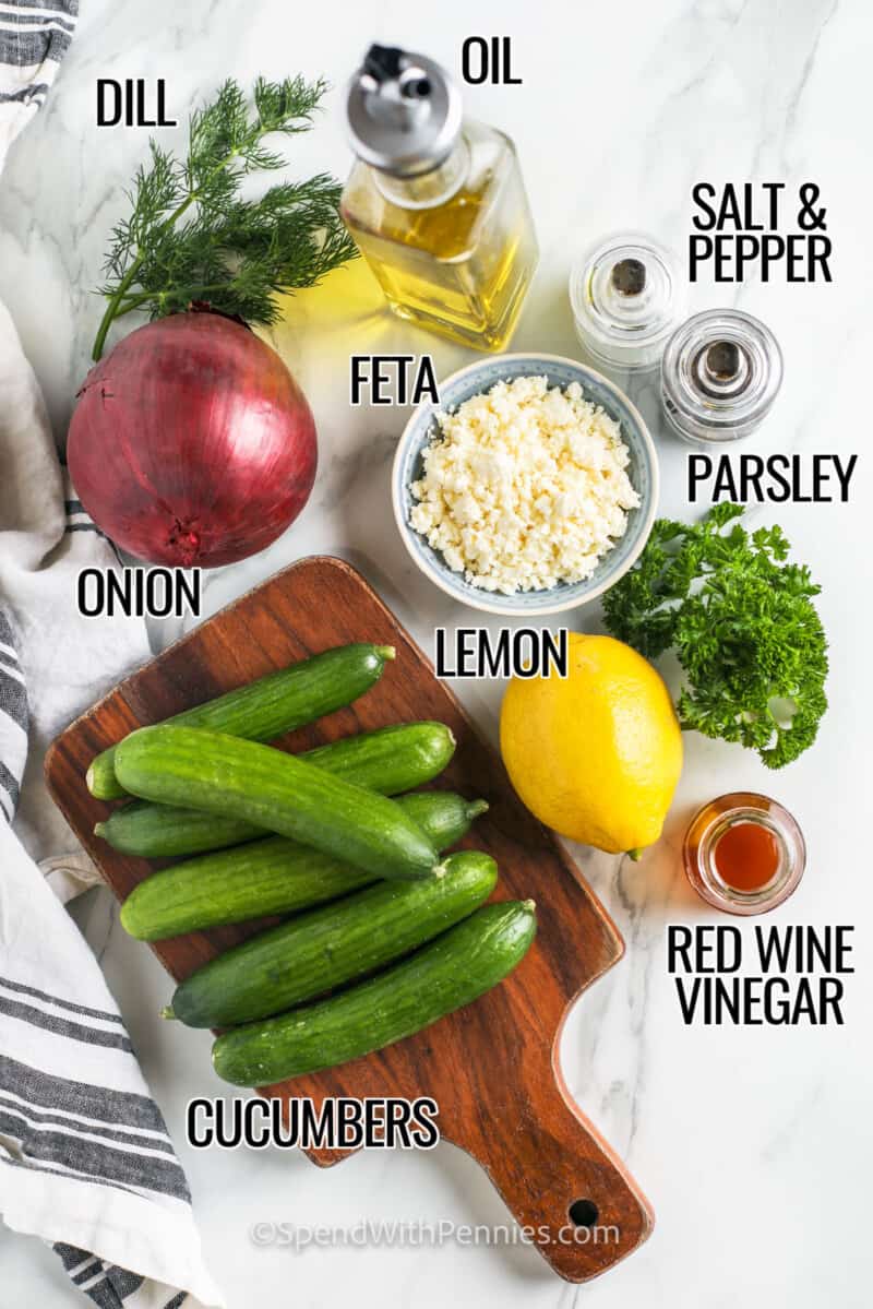 Cucumber Feta Salad