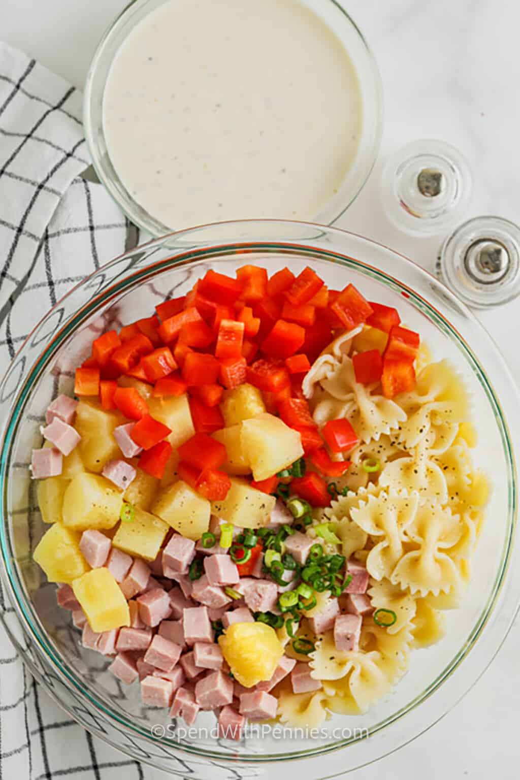 Ham & Pineapple Pasta Salad