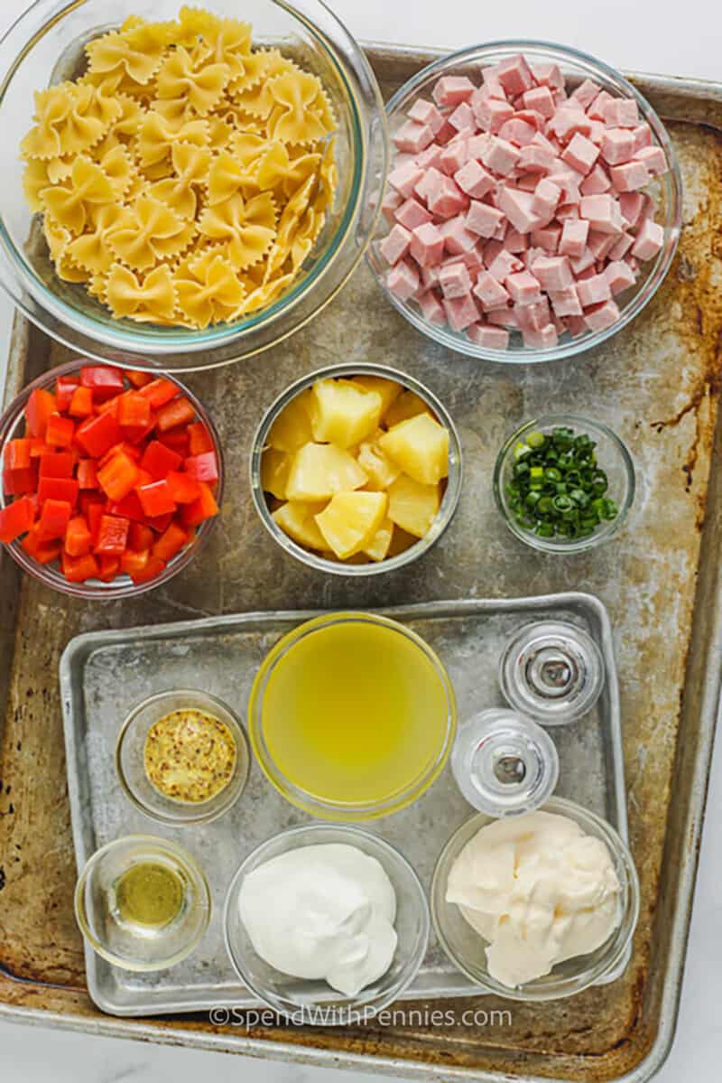 Ham & Pineapple Pasta Salad