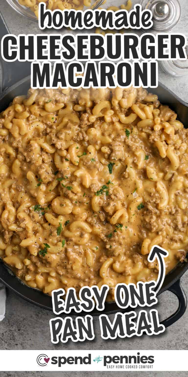 Homemade One Pot Cheeseburger Macaroni (Stove Top)