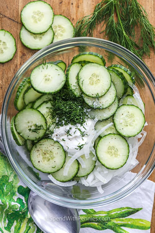 Creamy Cucumber Salad