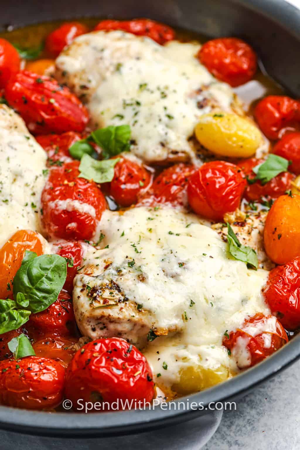 Easy Chicken Caprese - Spend With Pennies
