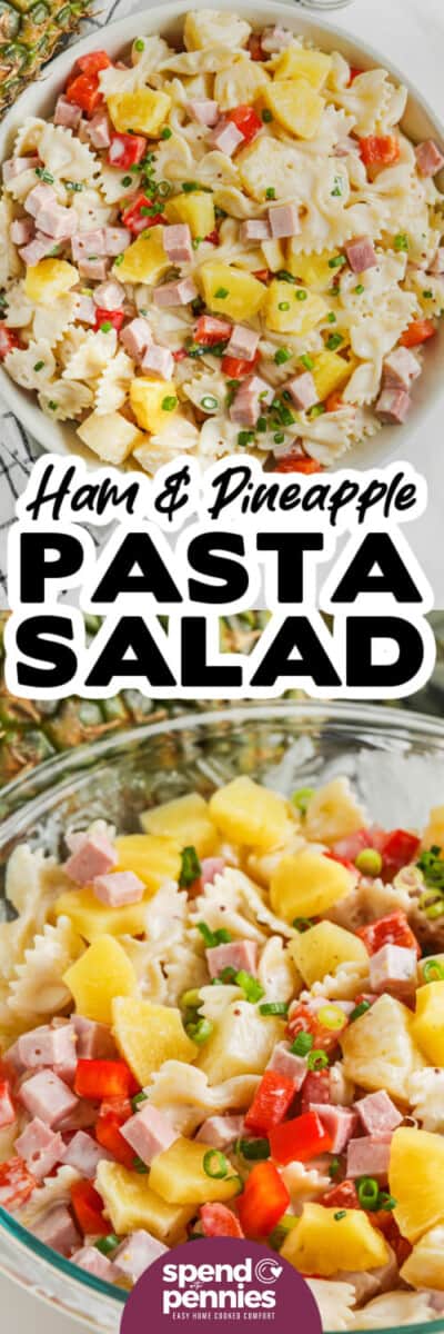 Ham & Pineapple Pasta Salad