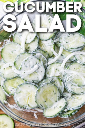 Creamy Cucumber Salad