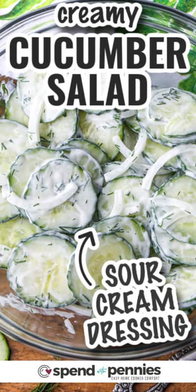 Creamy Cucumber Salad