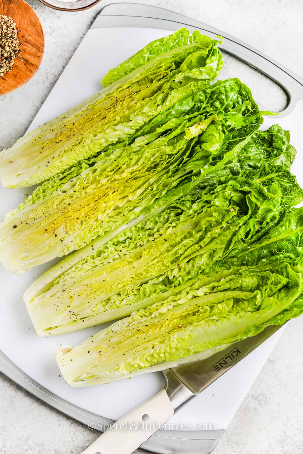 Grilled Romaine