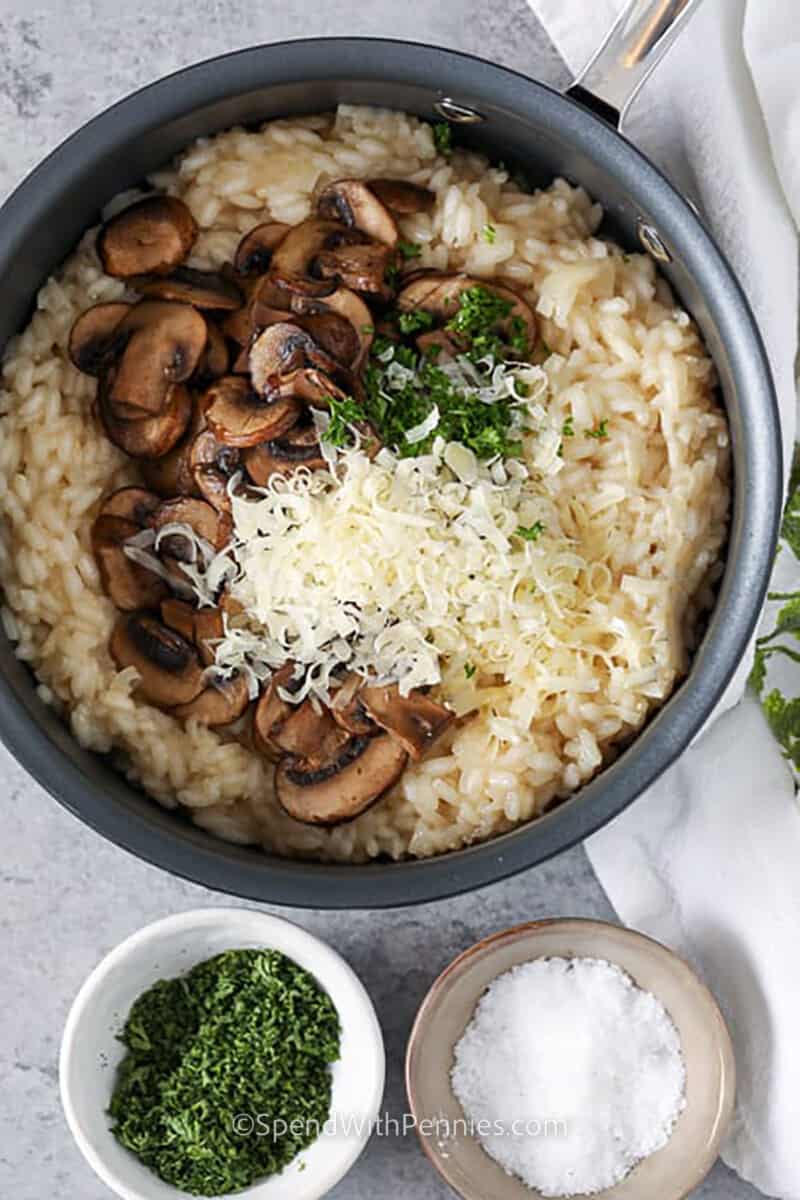 Creamy Mushroom Risotto