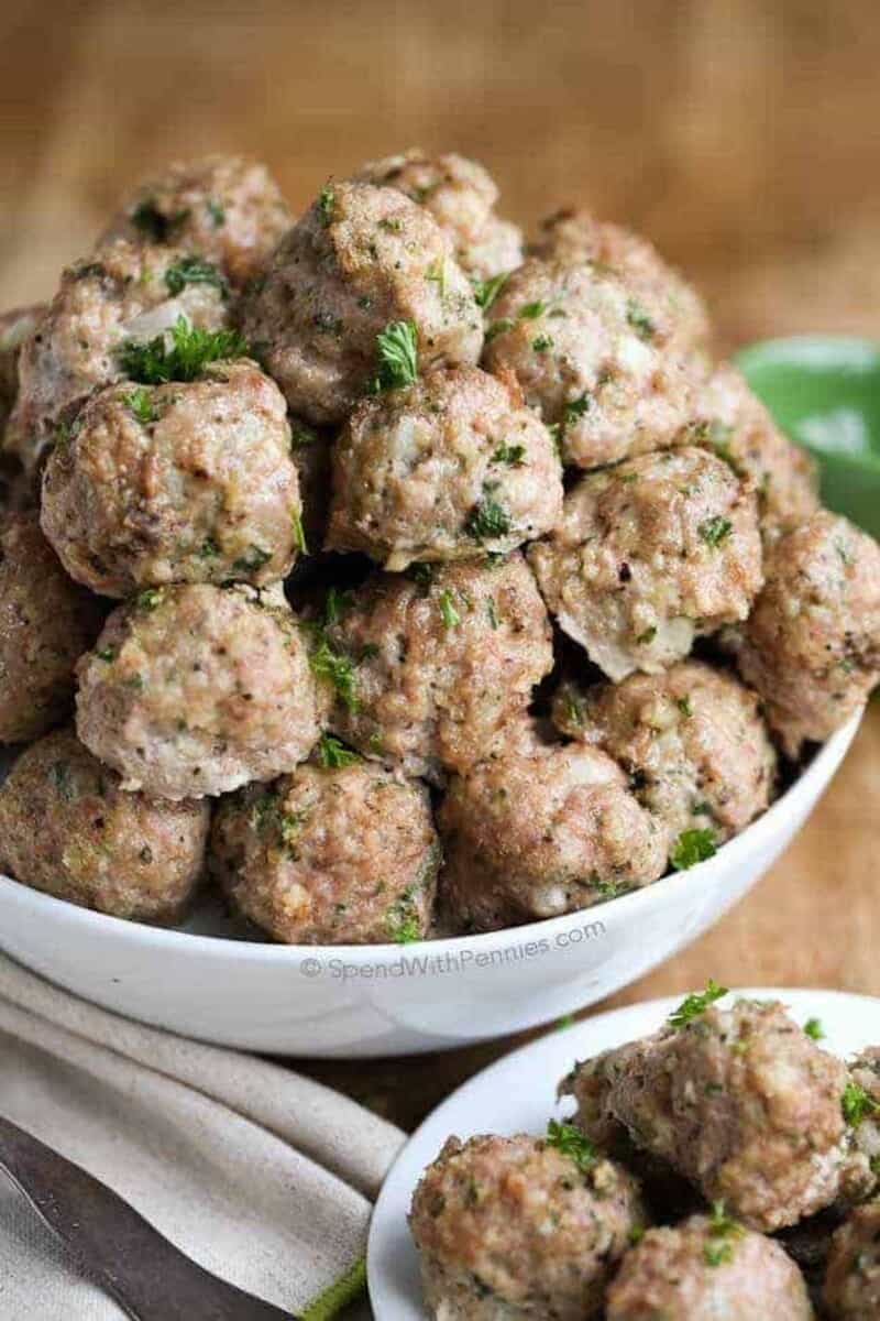 Juicy All-Purpose Turkey Meatballs - Spend With Pennies