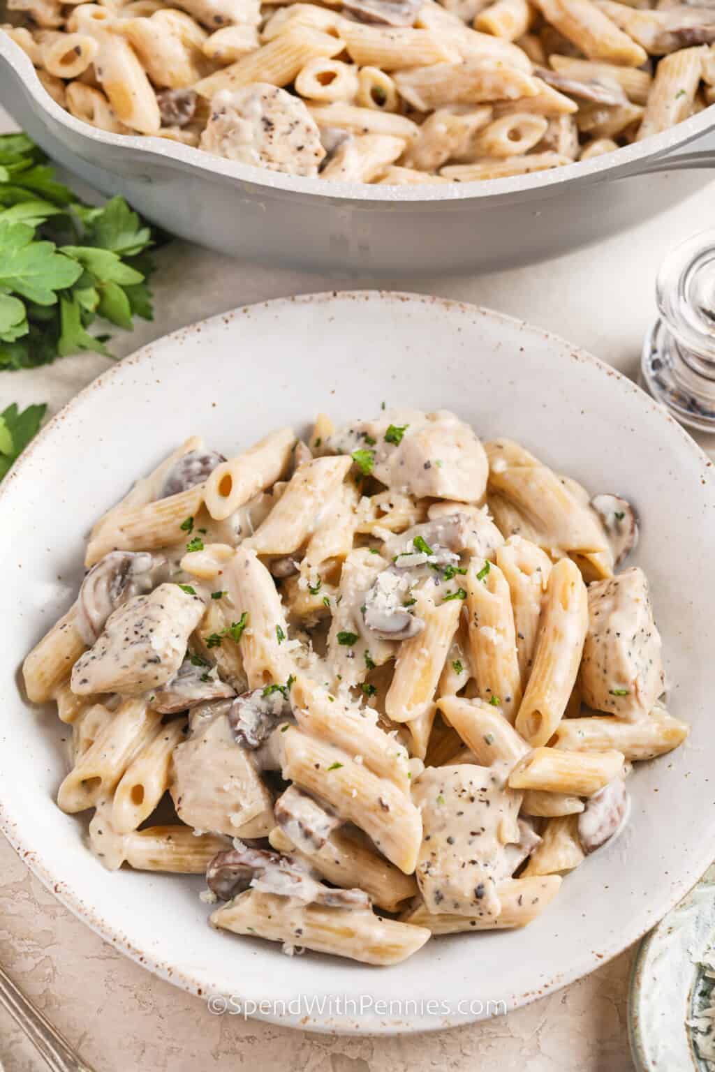 Chicken Mushroom Pasta