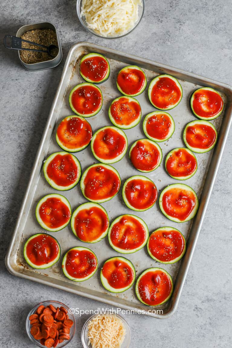 Zucchini Pizza Bites
