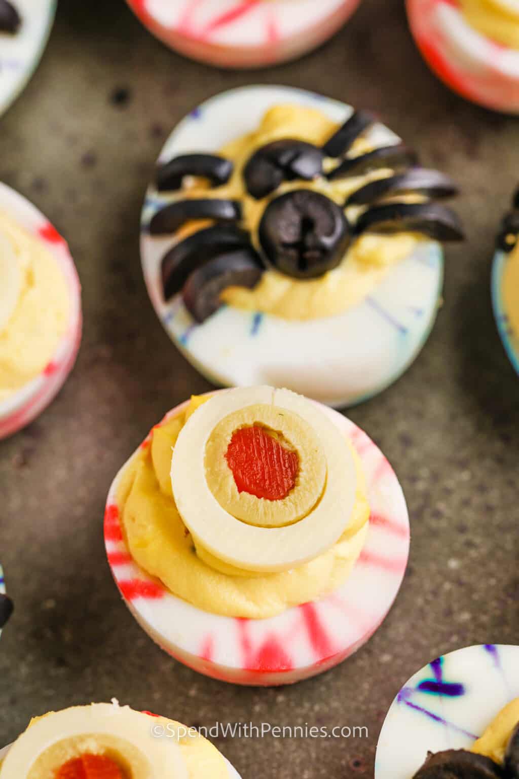 Halloween Deviled Eggs