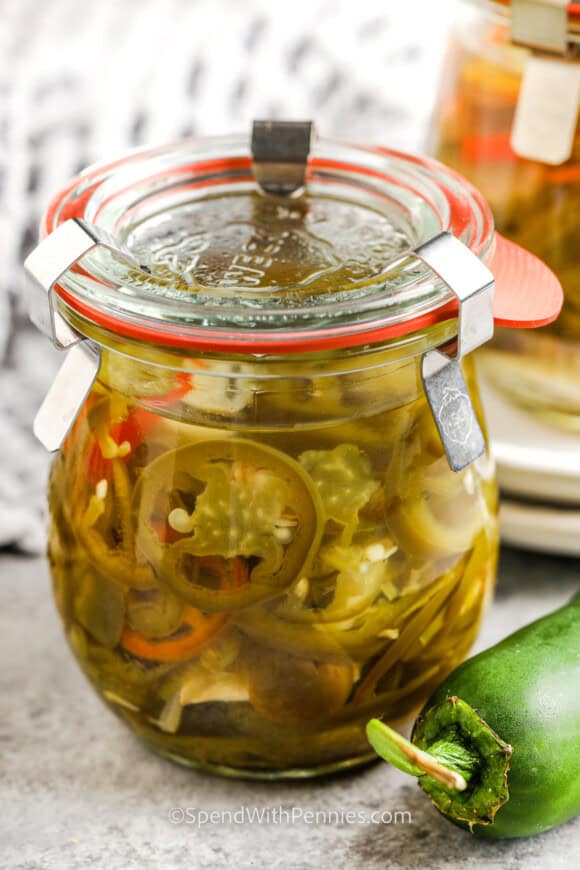 Quick Pickled Jalapeños