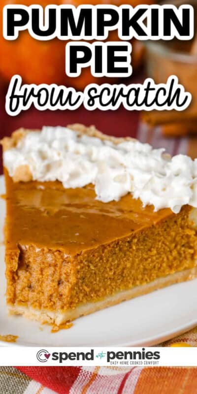 Homemade Pumpkin Pie Recipe