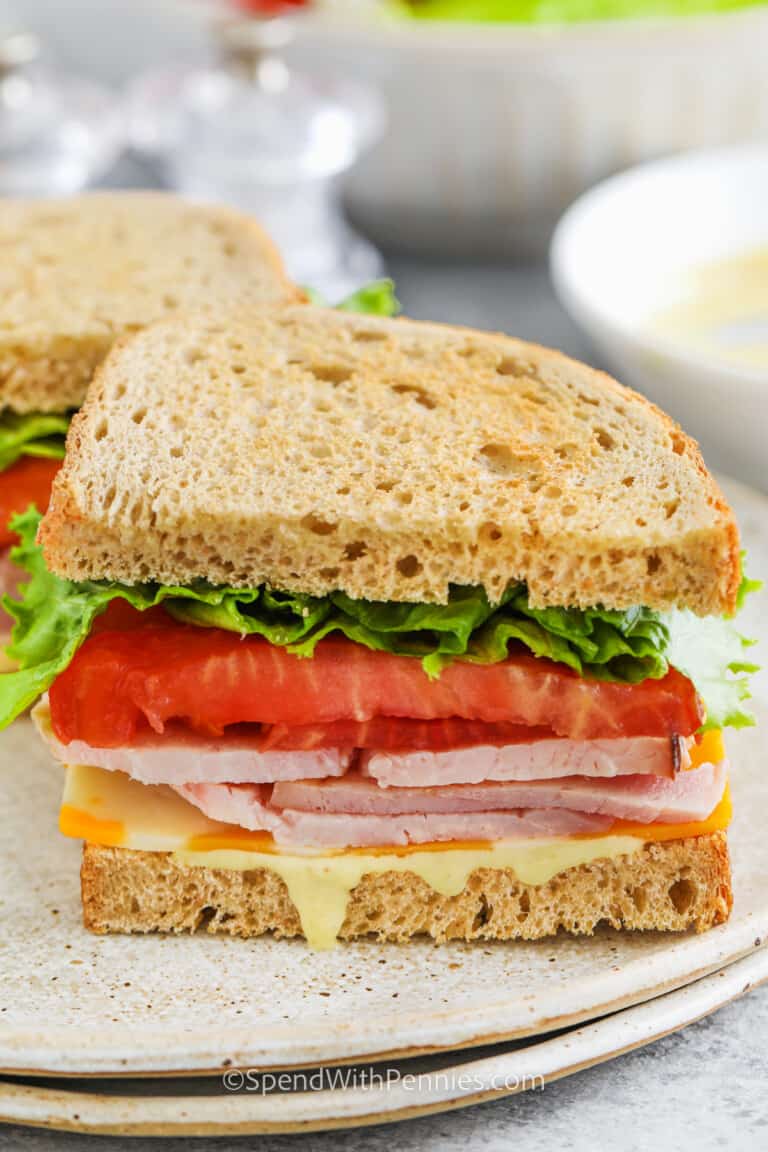 Ham Sandwich with Honey Mustard