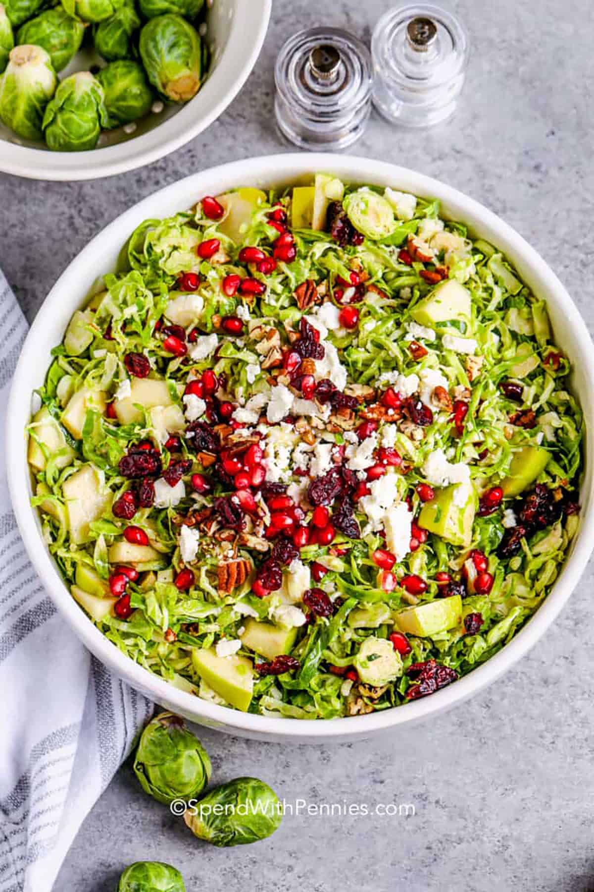 Brussels Sprout Salad- Spend with Pennies