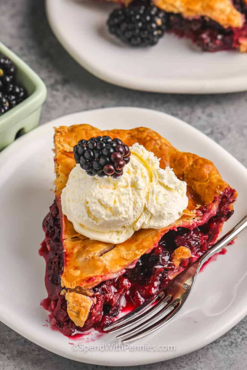 Homemade Blackberry Pie