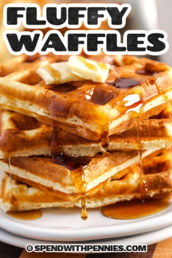Homemade Waffles - Spend With Pennies
