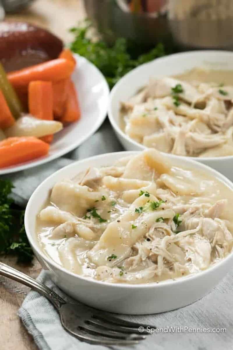 Chicken Corn Chowder with Bacon (Freezes Well!) - Spend With Pennies