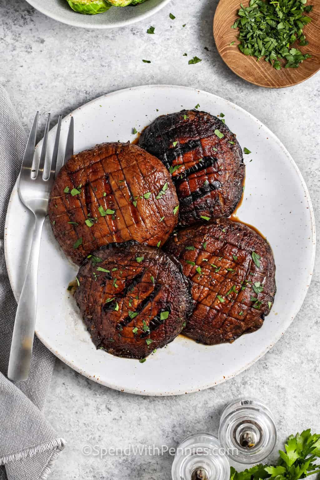 Grilled Portobello Mushrooms