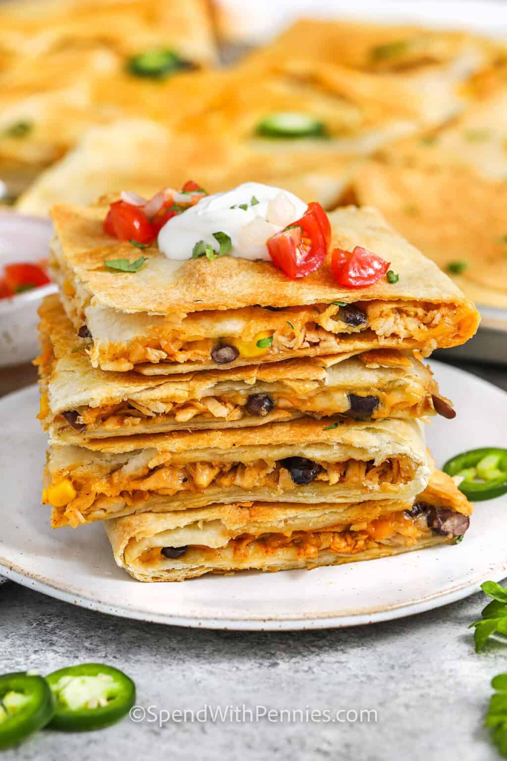 Sheet Pan Quesadillas