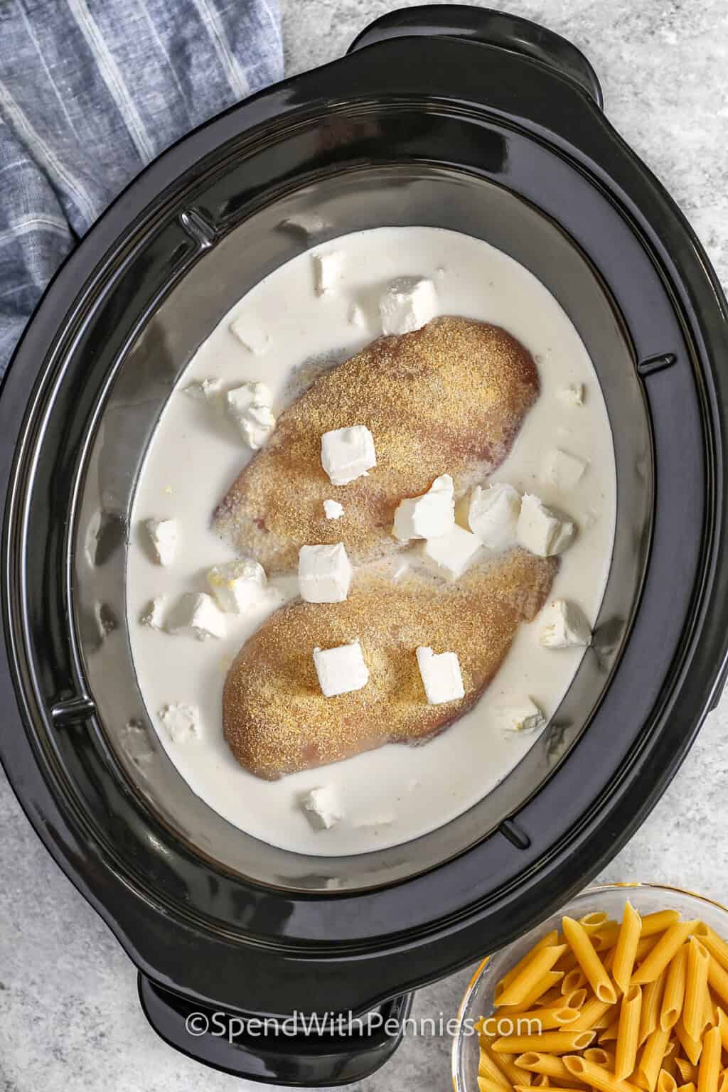 Crock Pot Chicken Alfredo