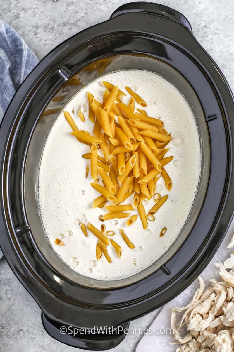 Crock Pot Chicken Alfredo