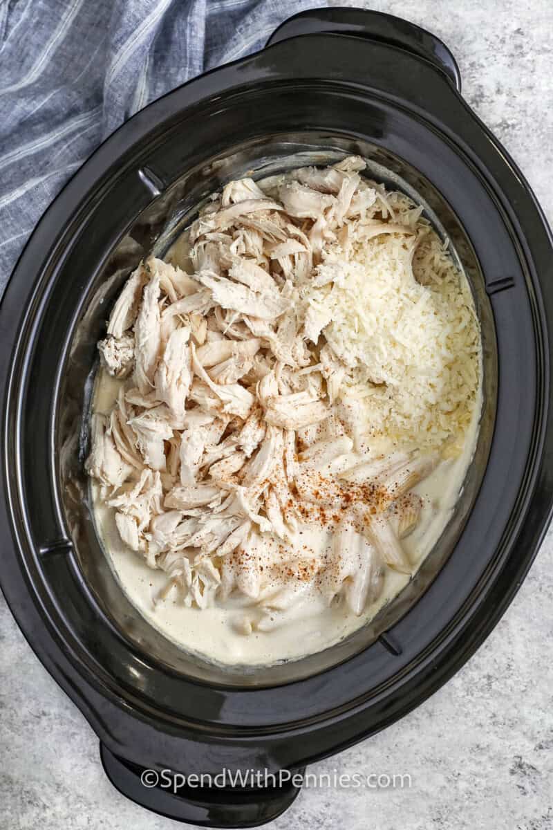 Crock Pot Chicken Alfredo