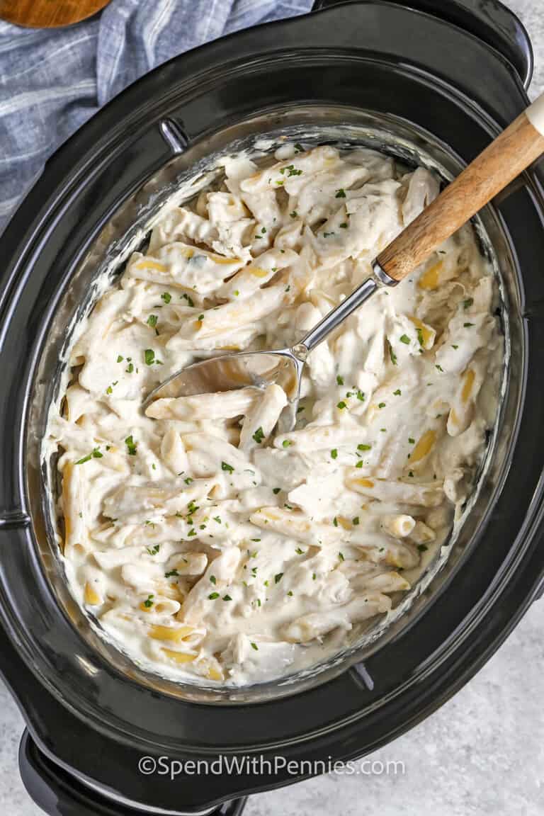 Crock Pot Chicken Alfredo