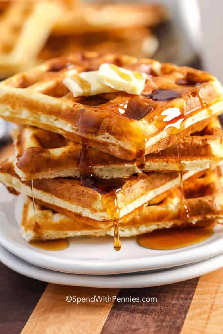 Fluffy Homemade Waffle Recipe