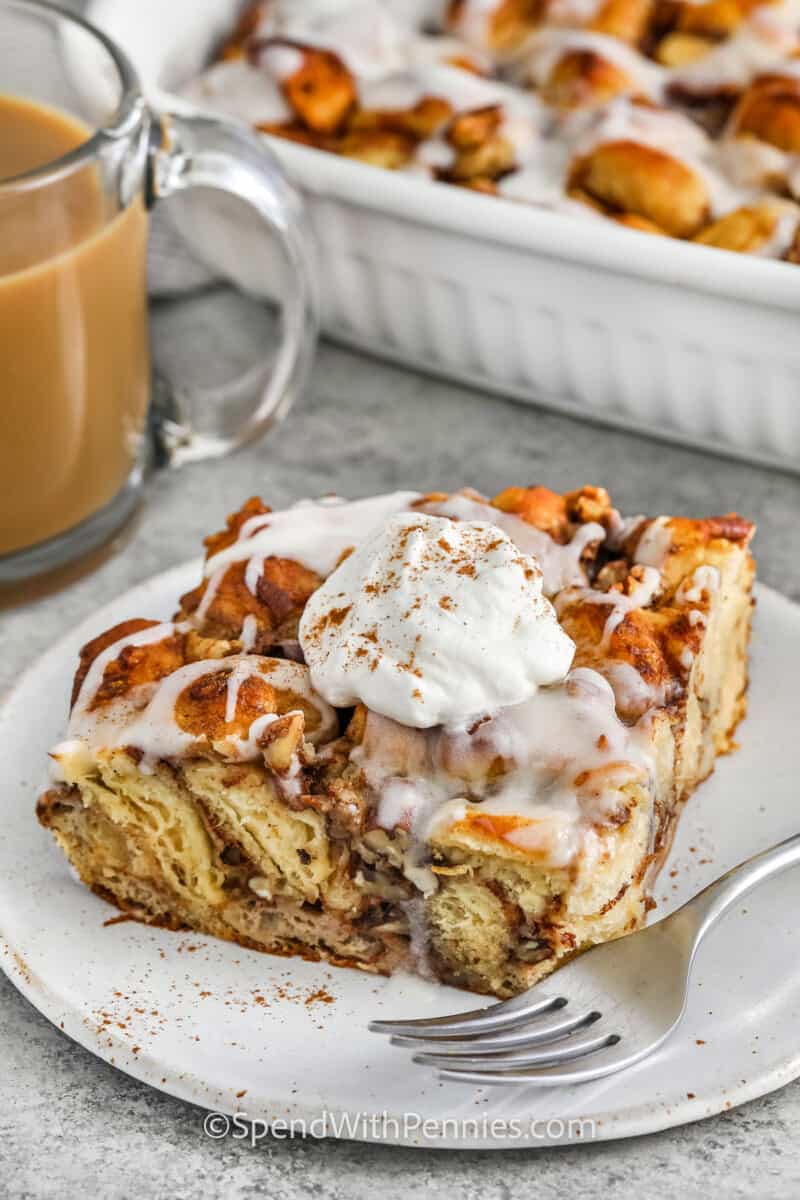 Cinnamon Roll French Toast Casserole