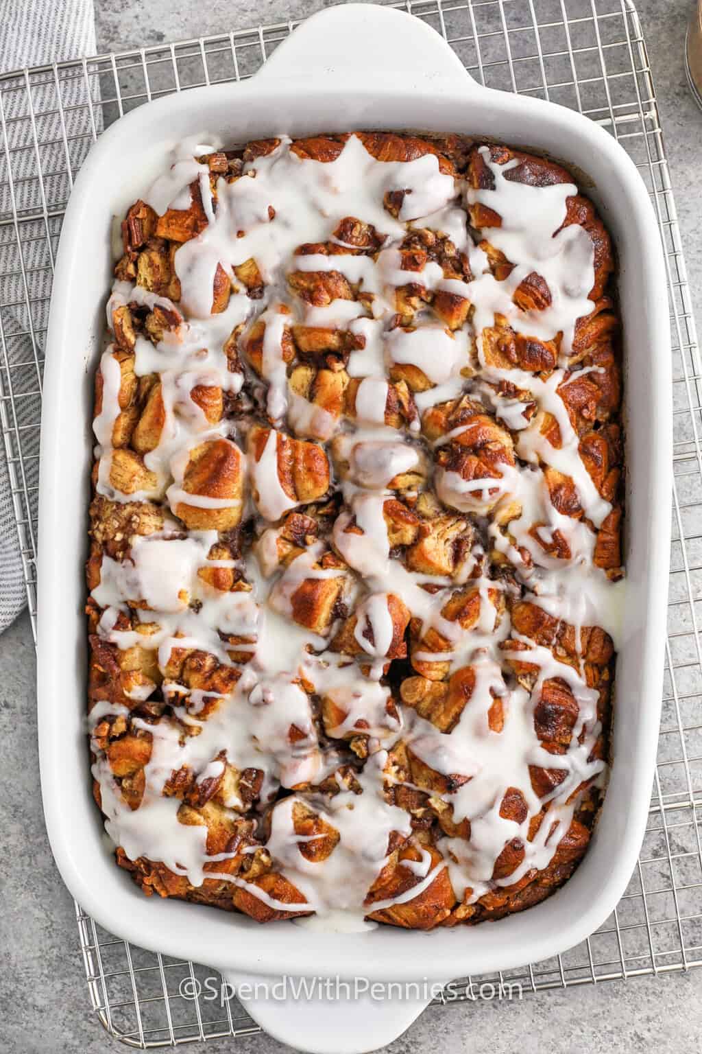 Cinnamon Roll French Toast Casserole