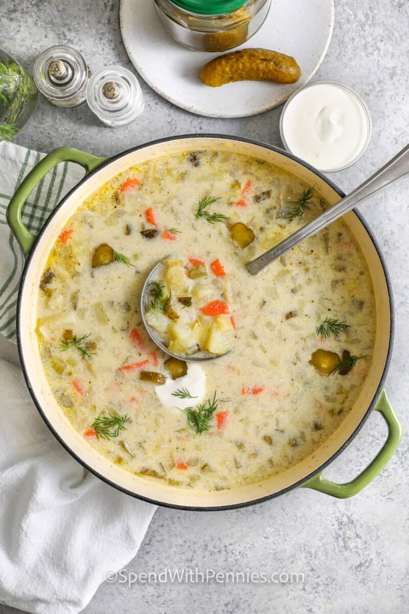 Dill Pickle Soup